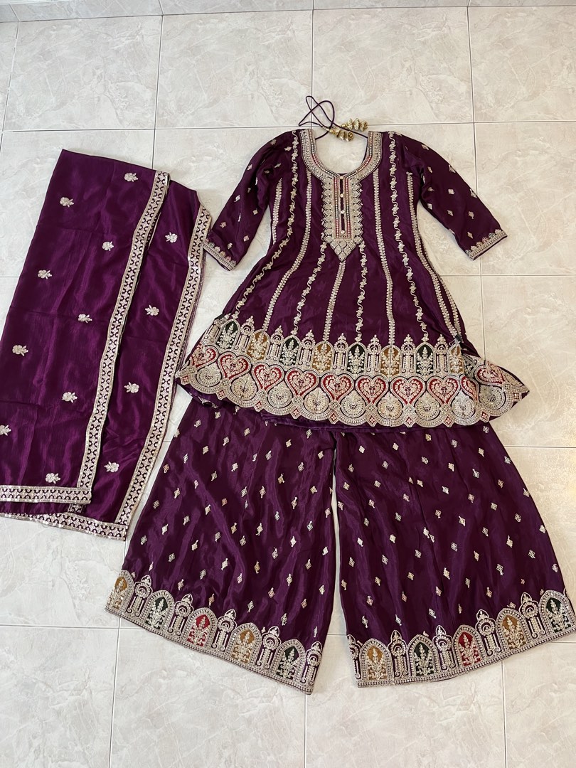 Sharara, sharara suit, gharara suit, pakistani suit, indian outfit ...