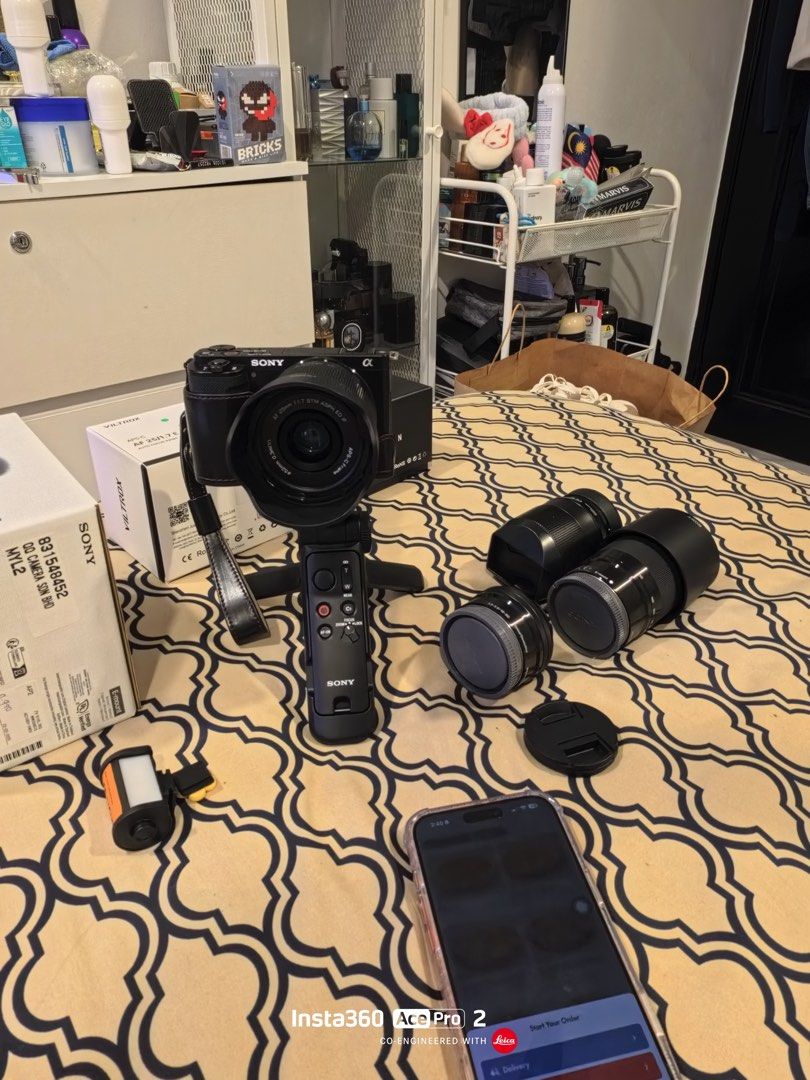 Sony Alpha Camera with Lenses, Photography, Cameras on Carousell