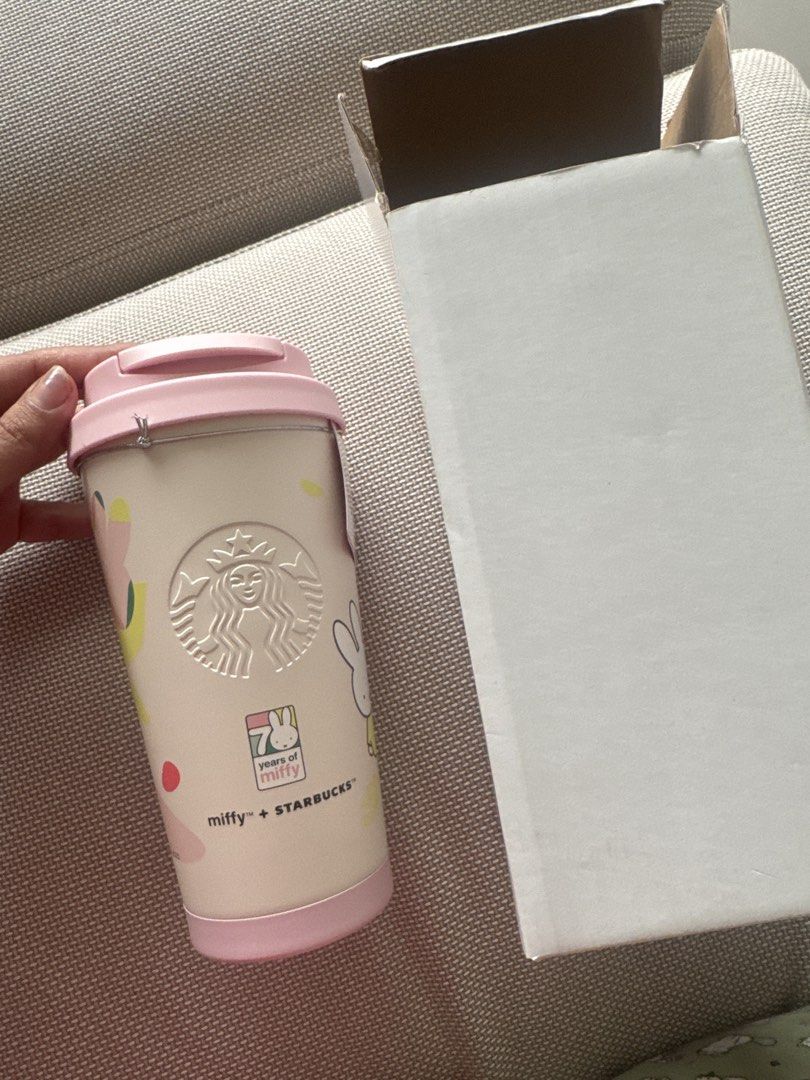 Starbucks x Miffy 70th Anniversary Tumbler, Furniture & Home Living ...
