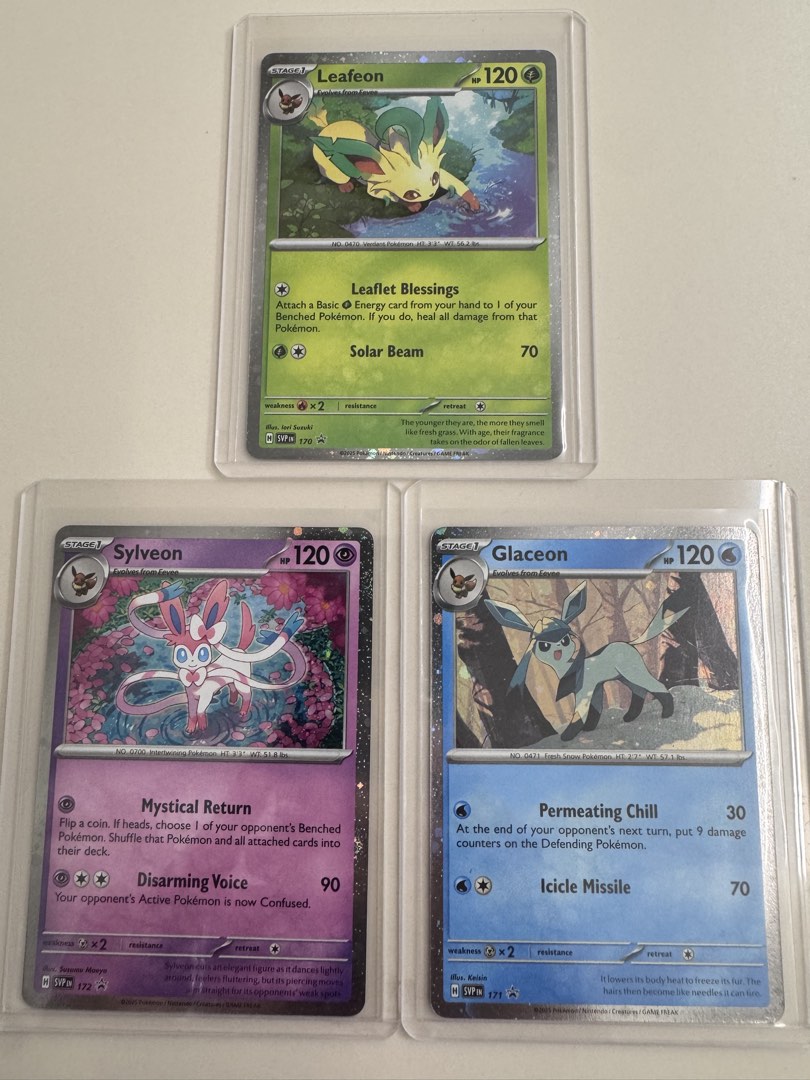 Tech Sticker Collection Promo cards - Prismatic Evolutions, Hobbies ...