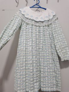 Tiny Button Baby Girl Pink Dress, Babies & Kids, Babies & Kids Fashion ...