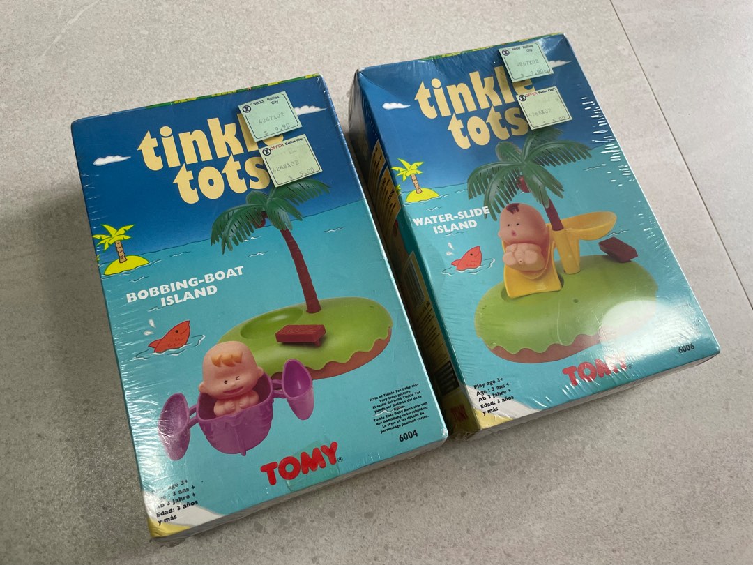 Tomy Tinkle Tots Bobbing-Boat & Water-Slide Island, Hobbies & Toys ...