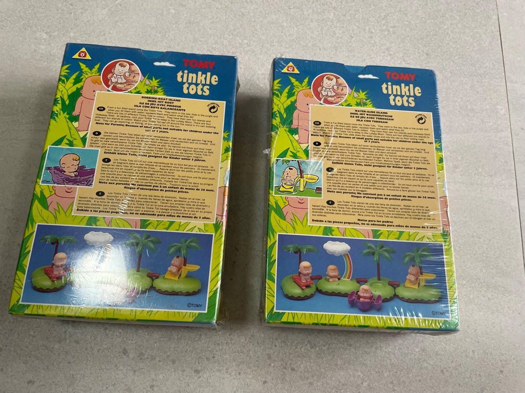 Tomy Tinkle Tots Bobbing-Boat & Water-Slide Island, Hobbies & Toys ...