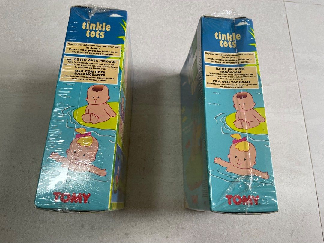 Tomy Tinkle Tots Bobbing-Boat & Water-Slide Island, Hobbies & Toys ...