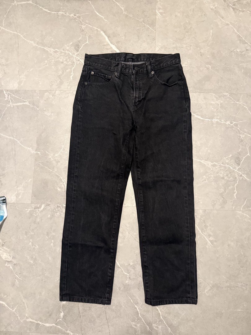 Uniqlo Black Jeans - Size 29, Men's Fashion, Bottoms, Jeans on Carousell