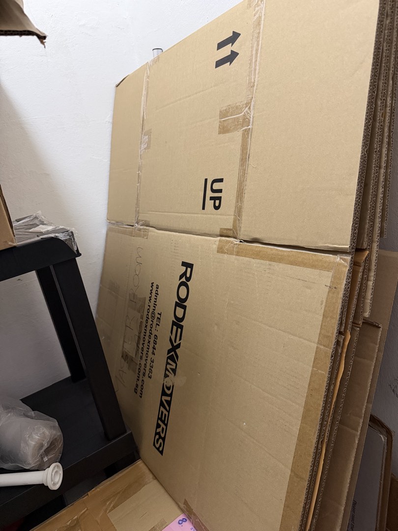 Used Cardboard Boxes - Various Sizes, Furniture & Home Living, Home ...