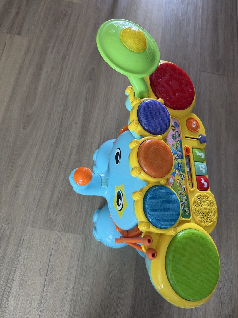 VTech Elephant Drum, Babies & Kids, Infant Playtime on Carousell