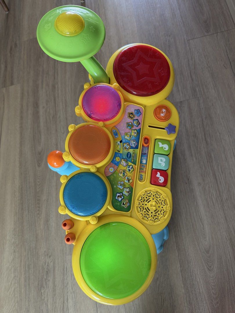 VTech Elephant Drum, Babies & Kids, Infant Playtime on Carousell
