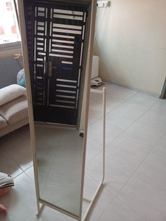 Full Length Mirror - White Frame, Furniture & Home Living, Home Decor ...