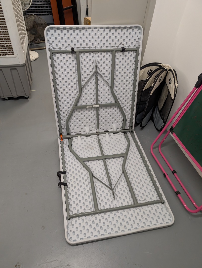 Big Foldable Table, Furniture & Home Living, Furniture, Tables & Sets ...