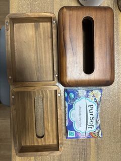 Muji Inspired Tissue Box for personal use or diy decoden, Furniture ...