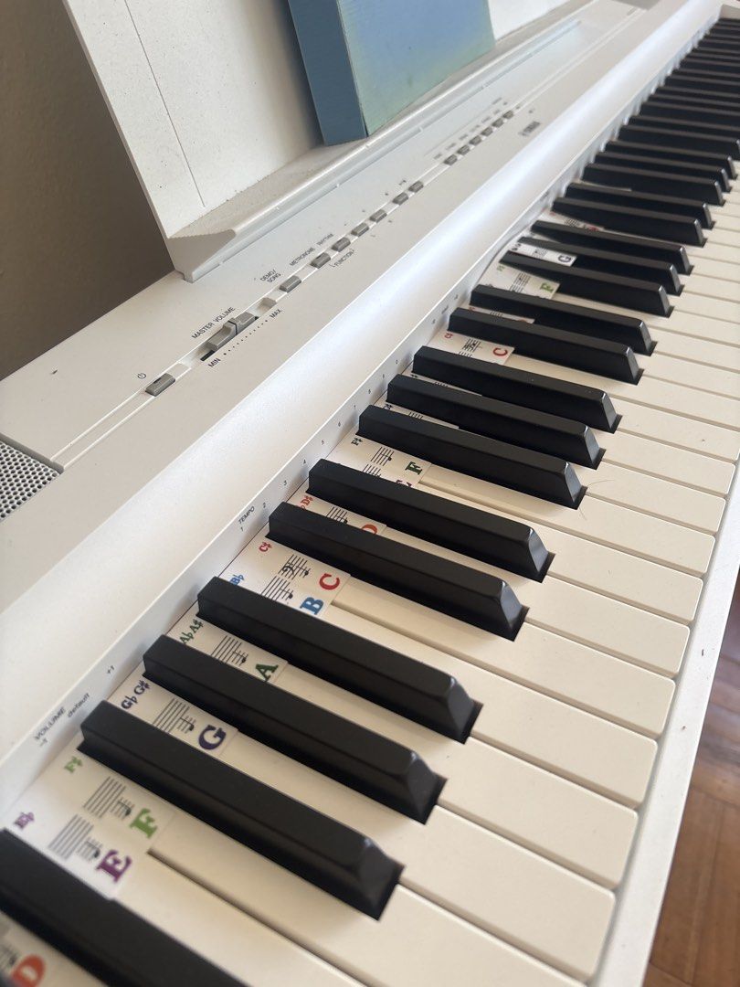 Yamaha P-125 Digital Piano with Stand White, Hobbies & Toys, Musical ...