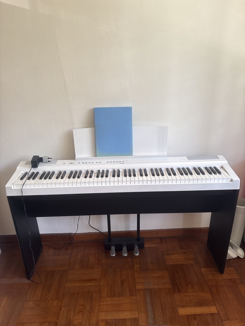 Yamaha P-125 Digital Piano with Stand White, Hobbies & Toys, Musical ...