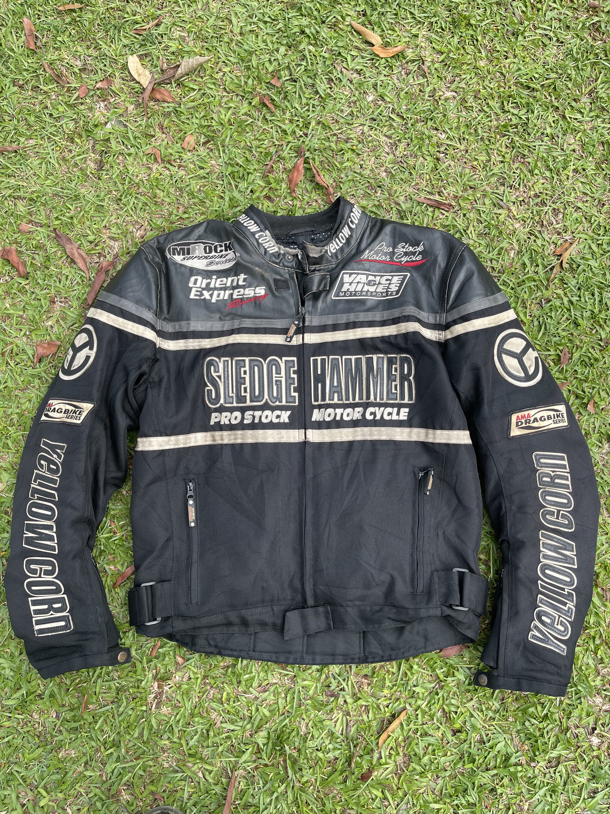 Yellow corn motorcycle jacket, Men's Fashion, Coats, Jackets and ...