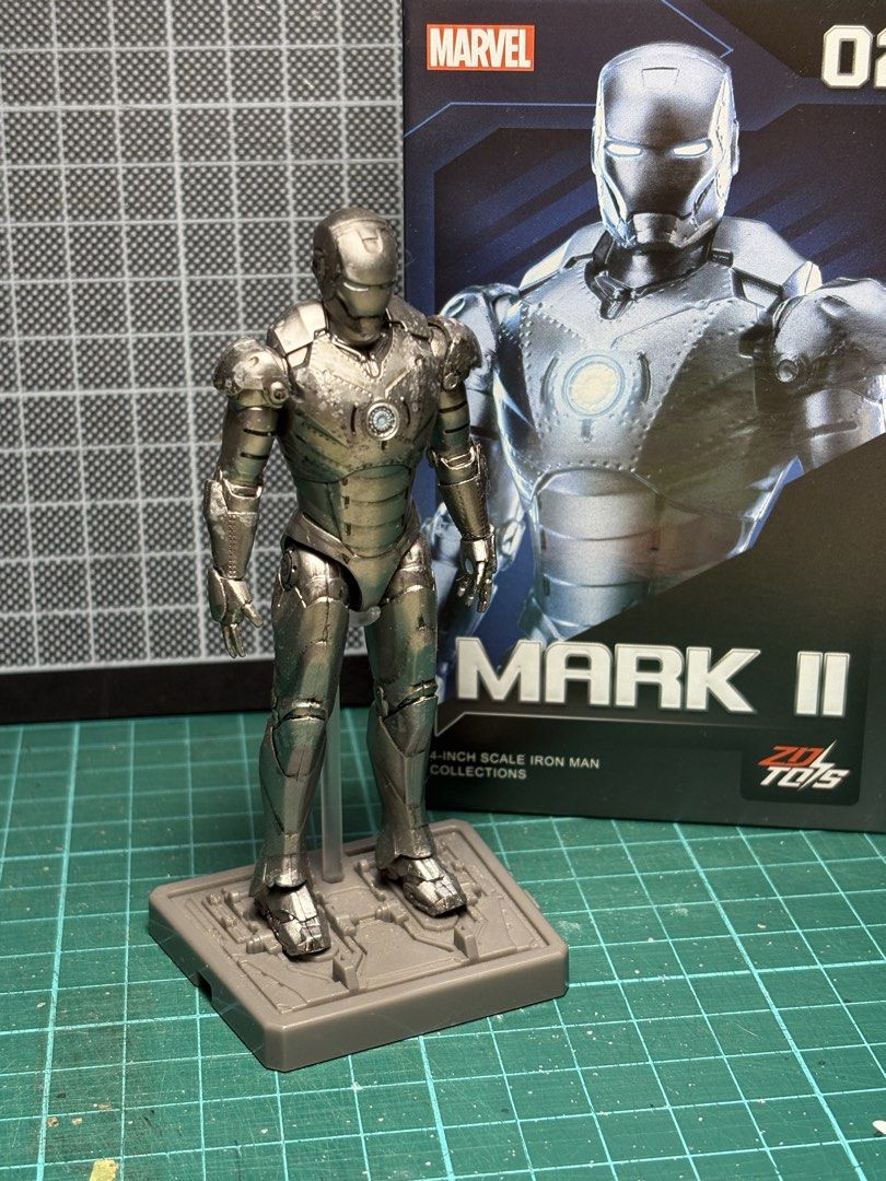 ZDTOYS Marvel Iron Man Mark II Action Figure, Hobbies & Toys, Toys ...