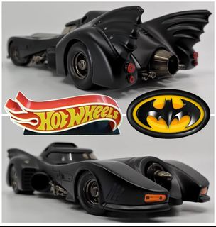 💚 Rare Authentic Sealed hot wheels Batmobile black Hot Wheels 1/5 1:64 ...