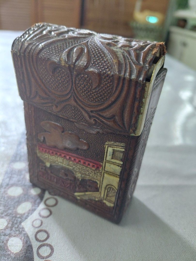1950s pure leather italian cigarette box, Hobbies & Toys, Memorabilia ...