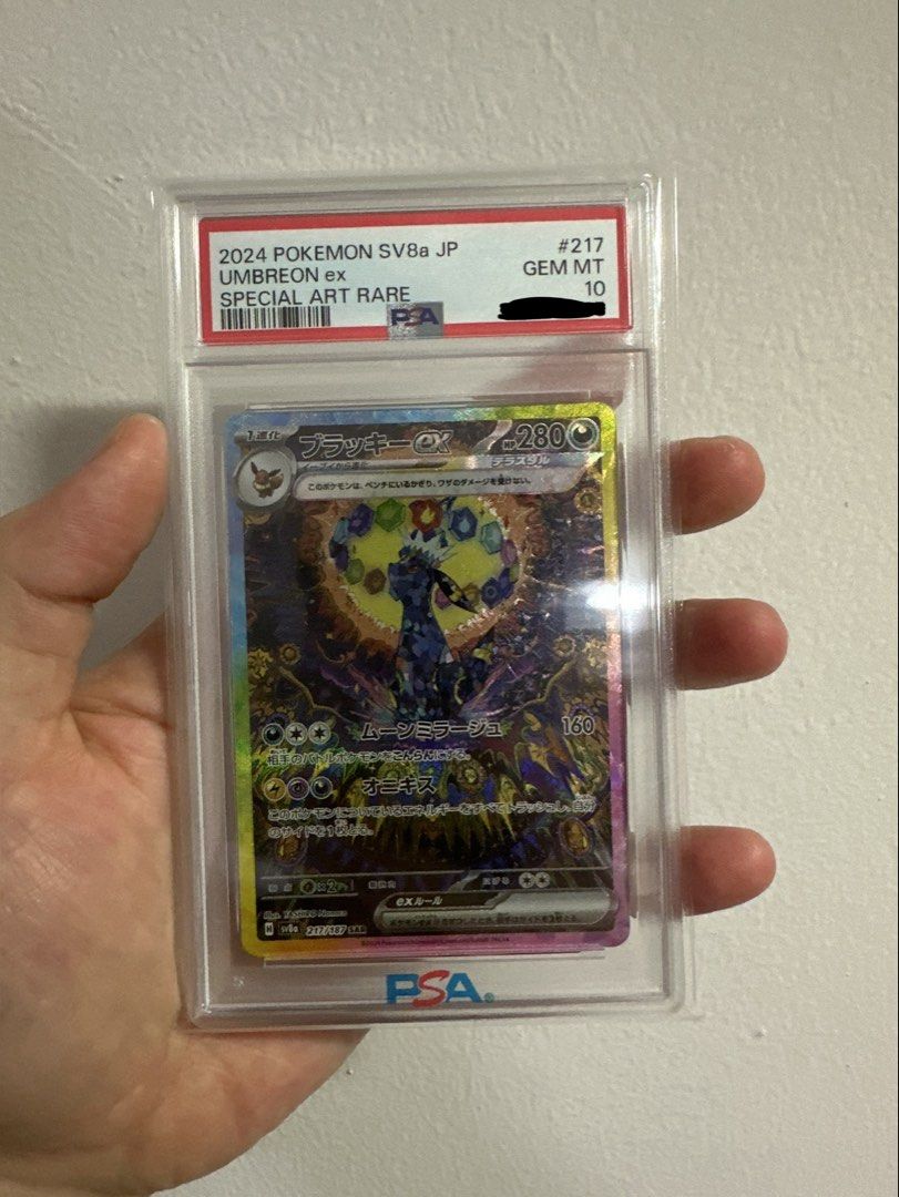 2024 Pokemon SV8a JP Umbreon ex Special Art Rare PSA 10, Hobbies & Toys ...