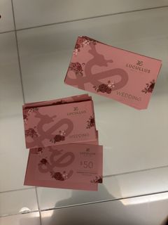 Lucullus 龍島禮券 $50 x 2, $100 x 3, 門票＆禮券, 現金券、兌換券、禮券 - Carousell