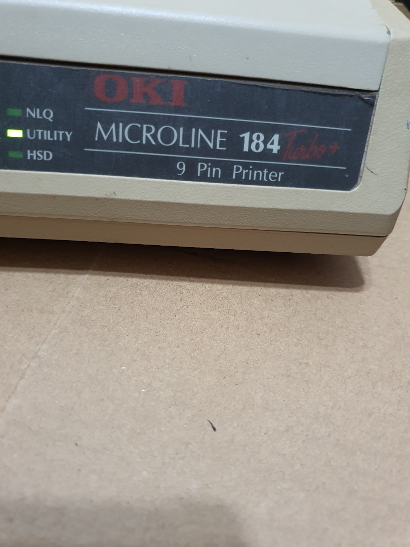 OKI Microline 184 Turbo+ 9-Pin Printer, Computers & Tech, Printers ...