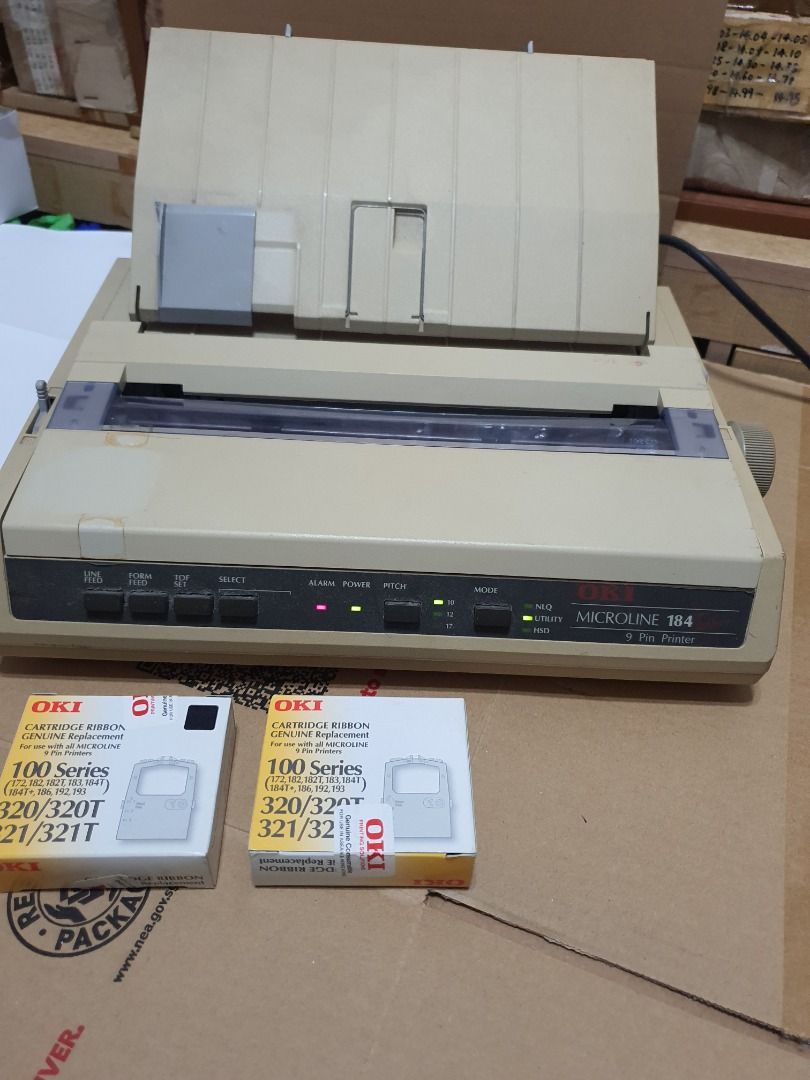 OKI Microline 184 Turbo+ 9-Pin Printer, Computers & Tech, Printers ...