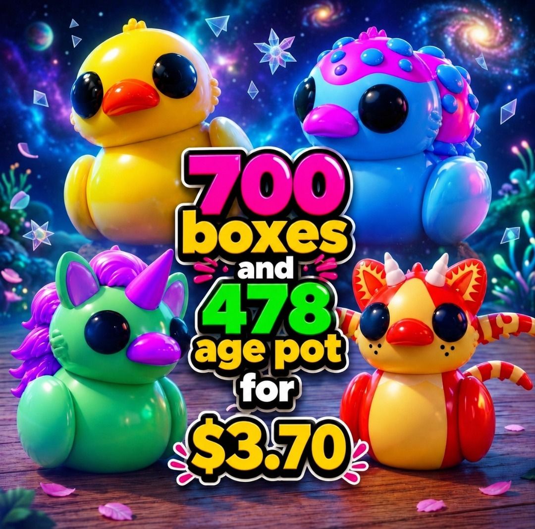 adopt me selling rubber ducky boxes Cheapest, Video Gaming, Gaming ...