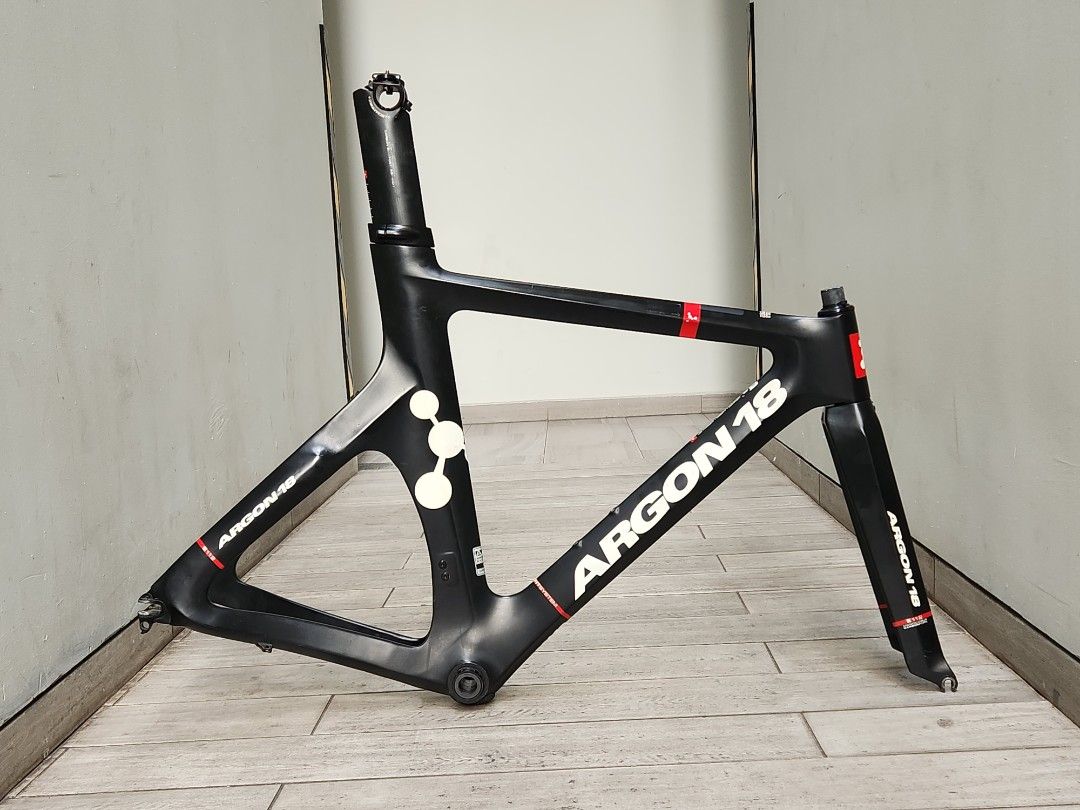 Argon 18 E112 full carbon frameset for fixie / TT, Sports Equipment ...