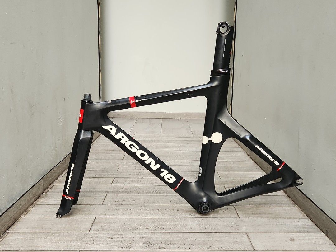 Argon 18 E112 full carbon frameset for fixie / TT, Sports Equipment ...