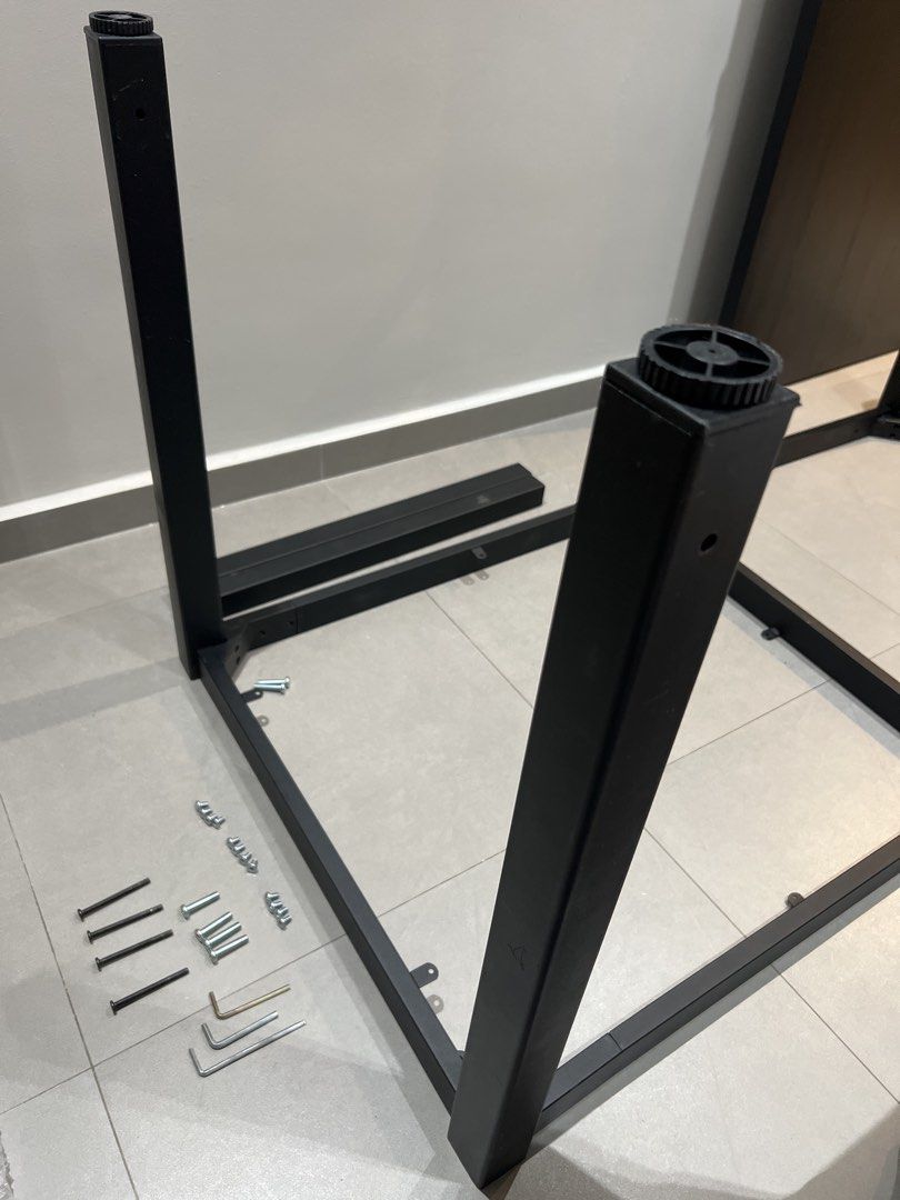 Black Metal Table Legs - DIY Furniture Parts, Furniture & Home Living ...
