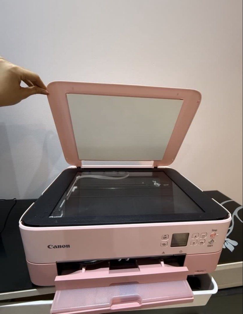 Canon PIXMA TS5370 Pink All-in-One Printer Scanner Copier, Computers ...