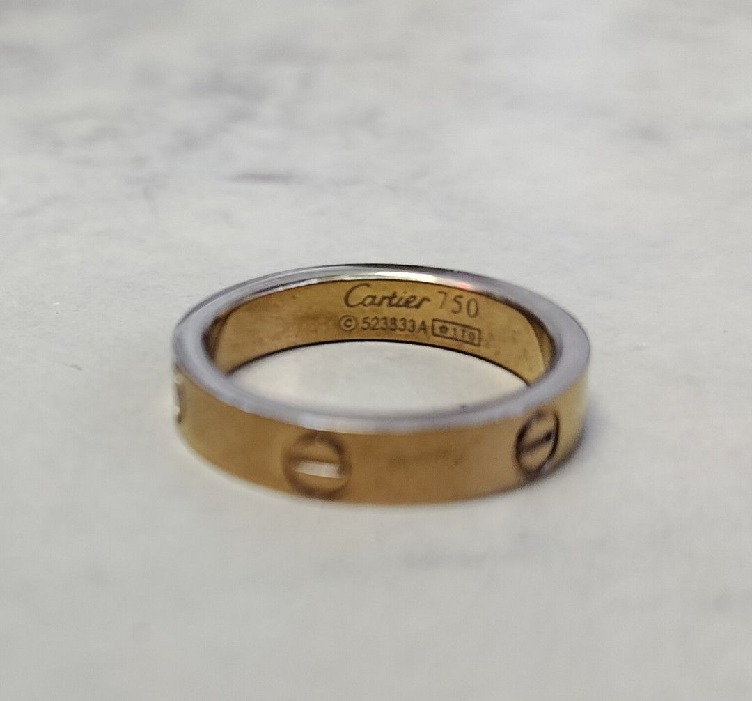 Cartier Love Ring 750 Gold, Women's Fashion, Jewelry & Organisers ...