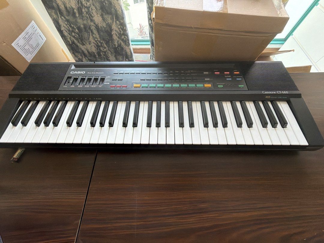 Casio Casiotone CT-660 Keyboard, Hobbies & Toys, Musical Instruments on ...