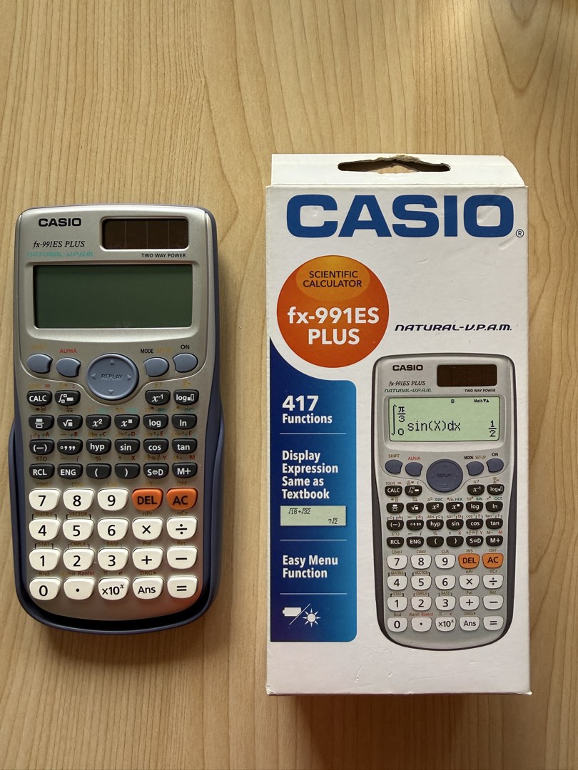 Casio fx-991ES PLUS Scientific Calculator, Hobbies & Toys, Stationery ...