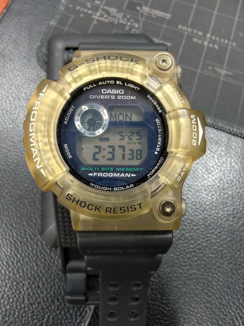Casio G-Shock Frogman GW202 ICERC Tough Solar, Men's Fashion, Watches ...
