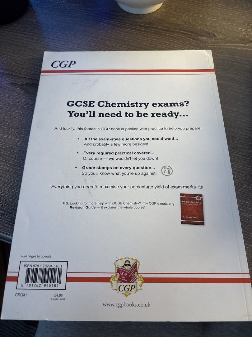 CGP GCSE Chemistry Exam Practice Workbook, Hobbies & Toys, Books ...