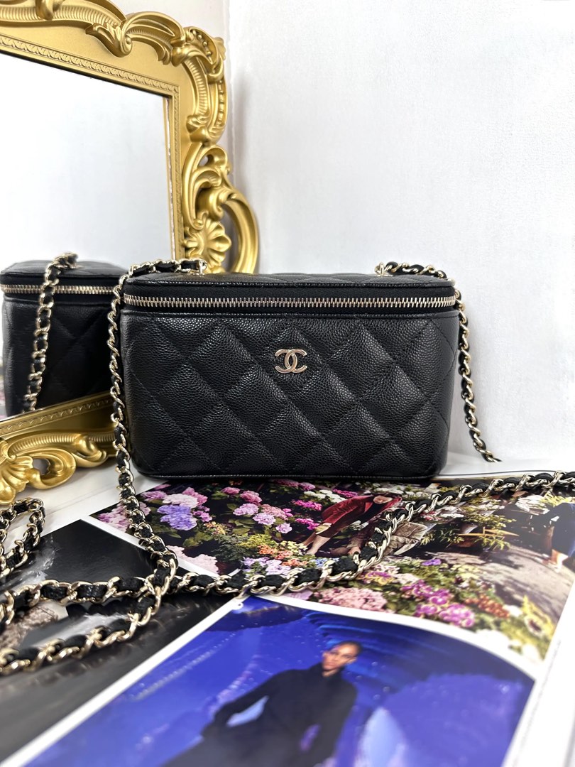 Chanel long vanity, Luxury, Bags & Wallets on Carousell