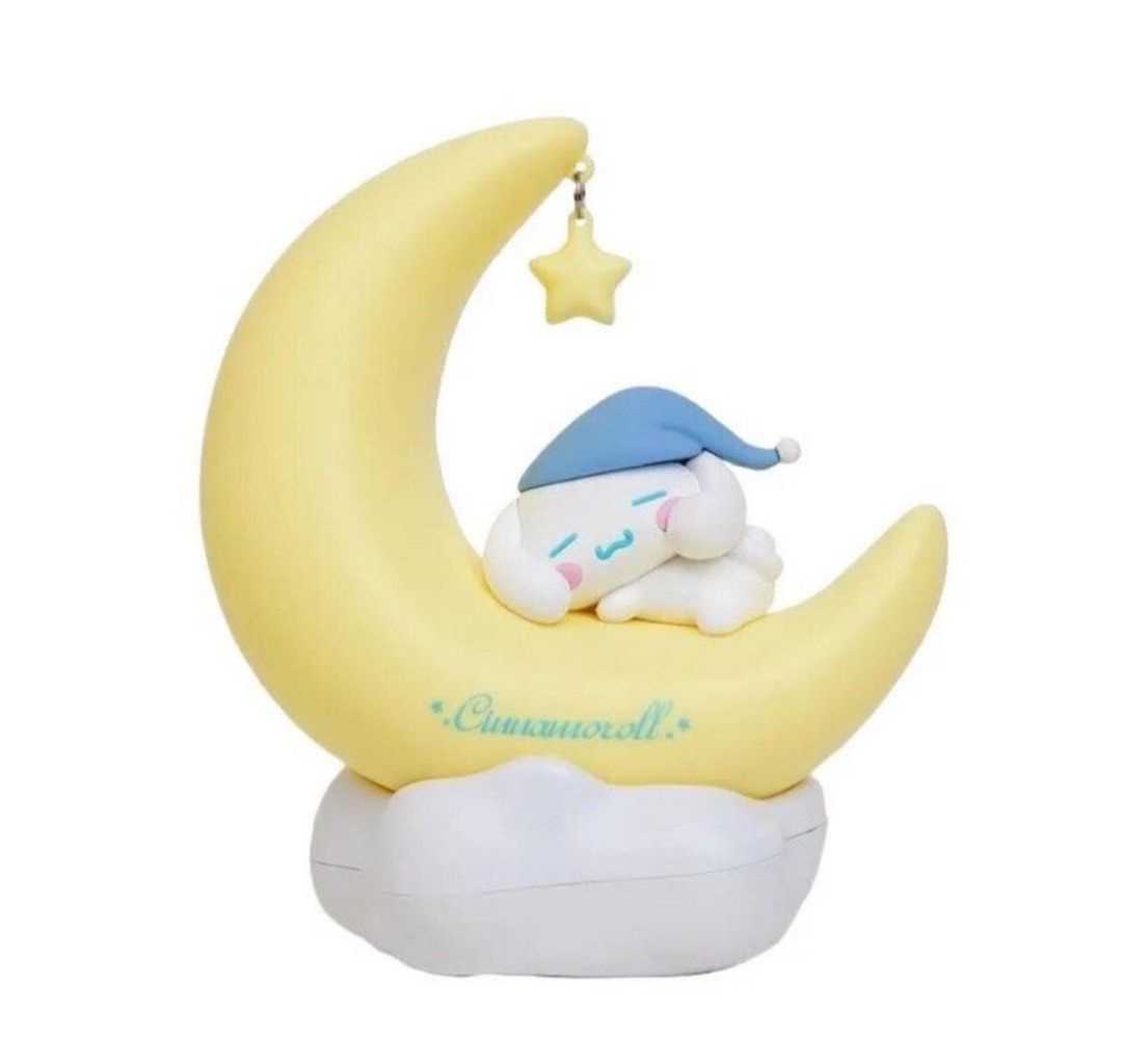 Cinnamoroll Moon Night Light Lamp, Furniture & Home Living, Lighting ...