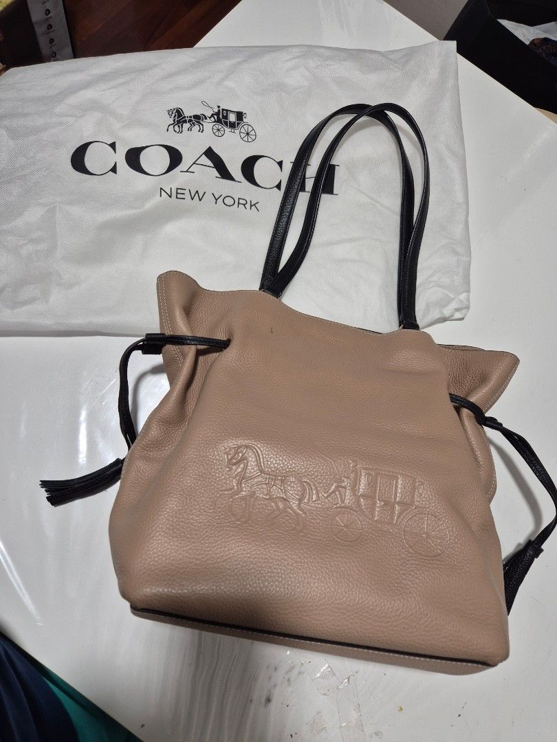 Coach Andy Tote Bag with Horse and Carriage - Japan Exclusive, Women's ...