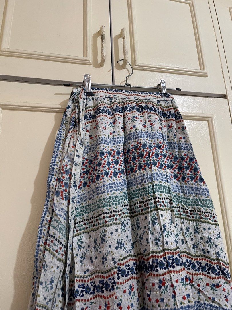 Colorful Layered Maxi Skirt, Women's Fashion, Bottoms, Skirts on Carousell