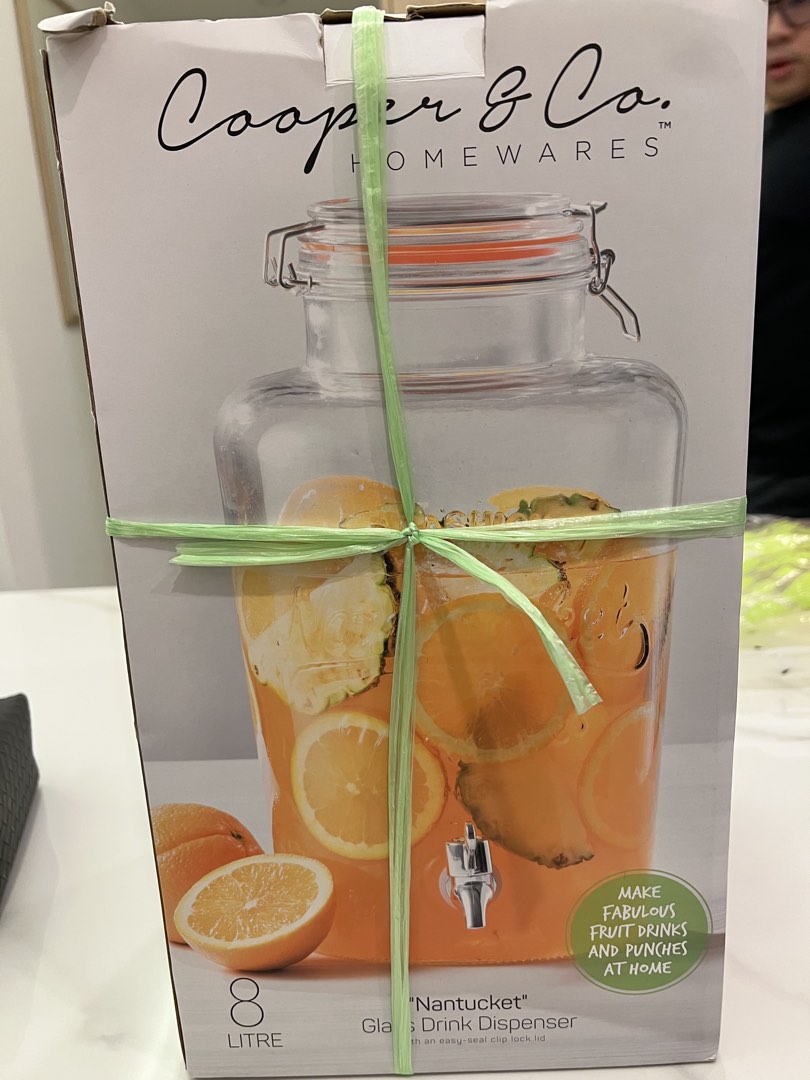 Cooper & co drink dispenser 8L, Food & Drinks, Beverages on Carousell