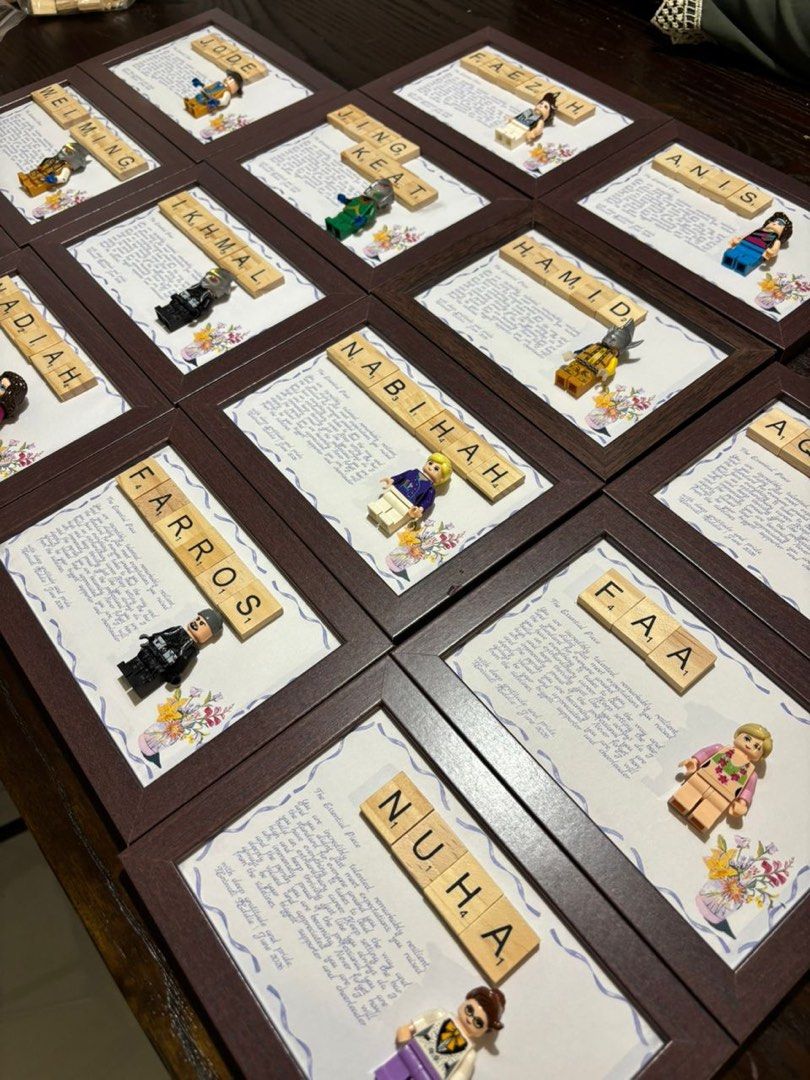 Custom Lego Name Frame - Personalized, Hobbies & Toys, Toys & Games on ...