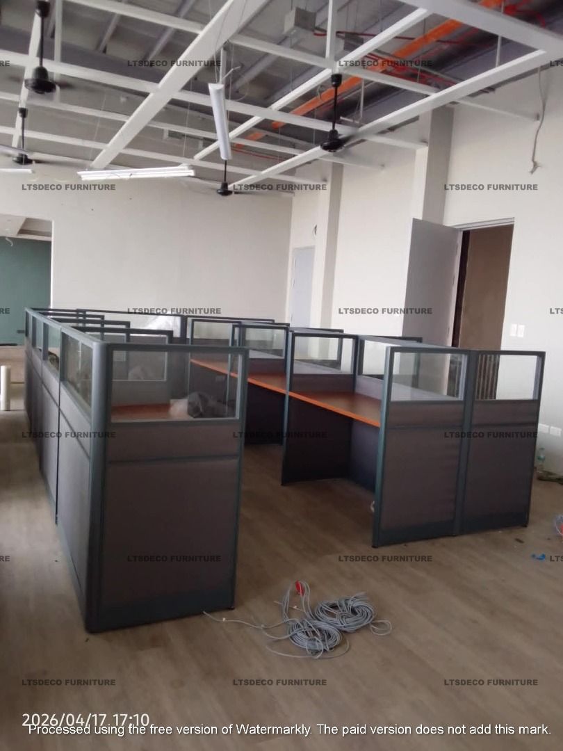 CUSTOMIZED WORKSTATION TABLE DESK OFFICE PARTITION FURNITURES ...