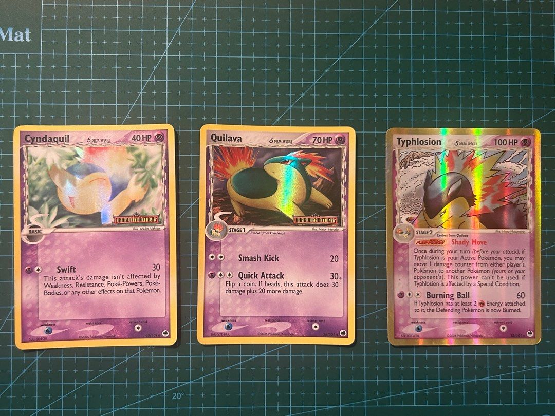 Cyndaquil , Quilava, Typhlosion (Delta Species), Hobbies & Toys, Toys ...