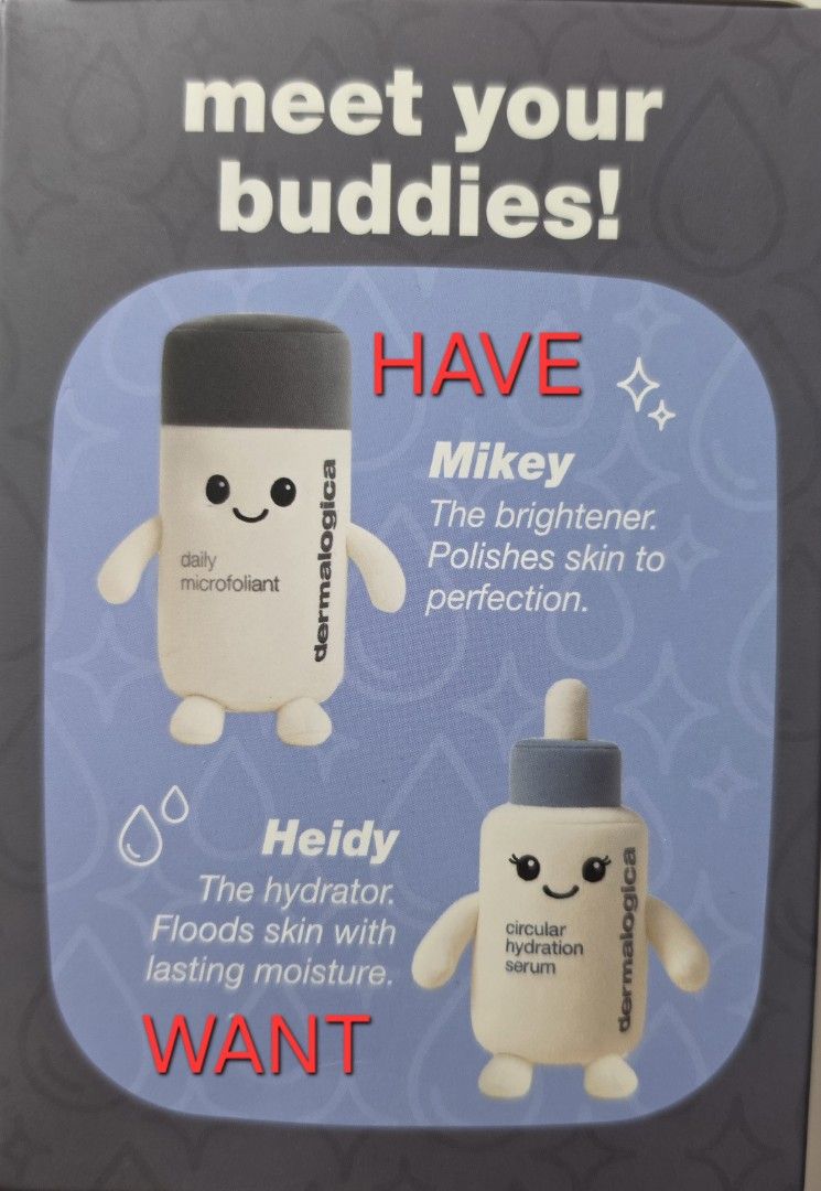 Dermalogica Skin Hero Squad Blindbox Plushie, Beauty & Personal Care ...