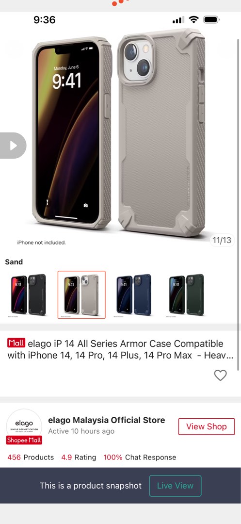 elago iPhone 14 Pro All Series Armor Case - Sand, Mobile Phones ...