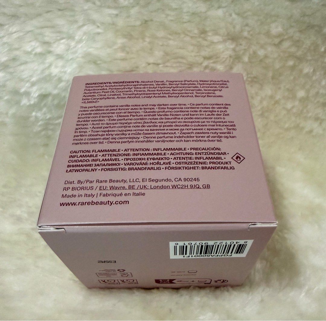 Empty Rare Beauty Rare Eau de Parfum 50ml With Box, Beauty & Personal ...
