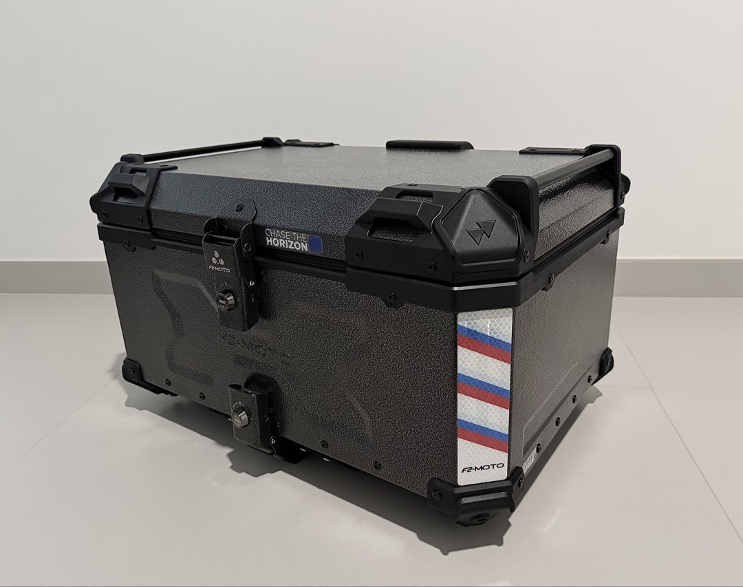 F2-MOTO Motorcycle 65L Aluminum Top Box / Case, Motorcycles, Motorcycle ...