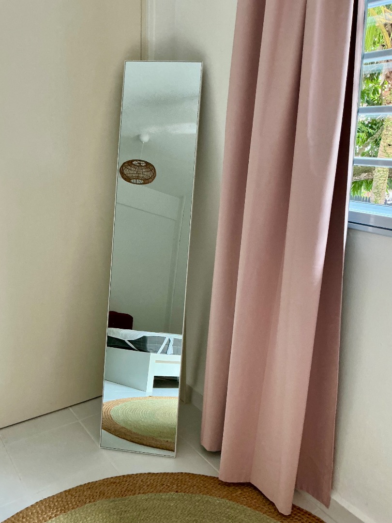 Full Length Mirror - White Frame, Furniture & Home Living, Home Decor ...