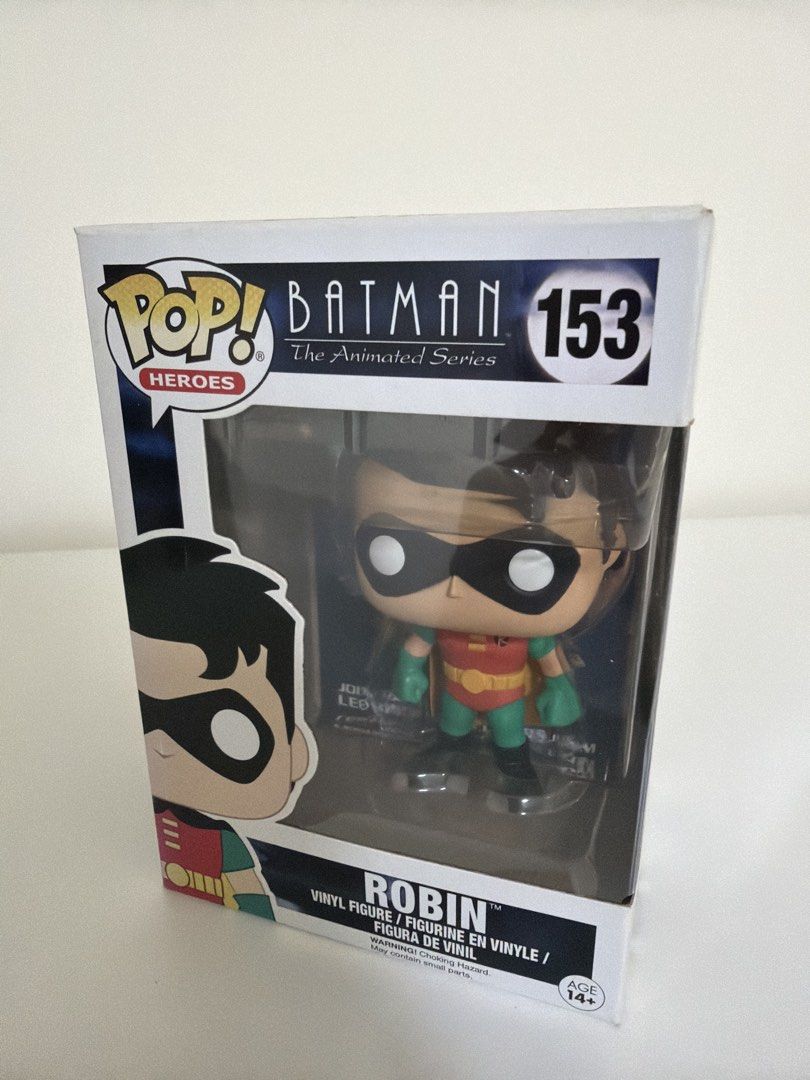 Funko Pop! Heroes Batman The Animated Series Robin #153, Hobbies & Toys ...