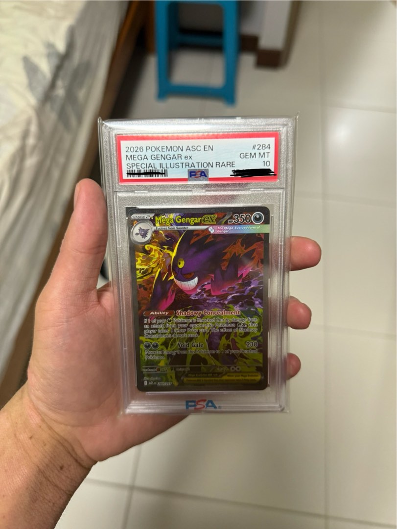 Gengar SIR psa 10 ascended heroes, Hobbies & Toys, Toys & Games on ...
